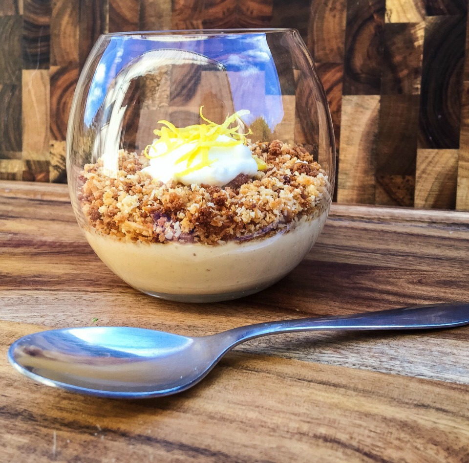 Creamy Sweet Crumbly Deconstructed Lemon Tart
