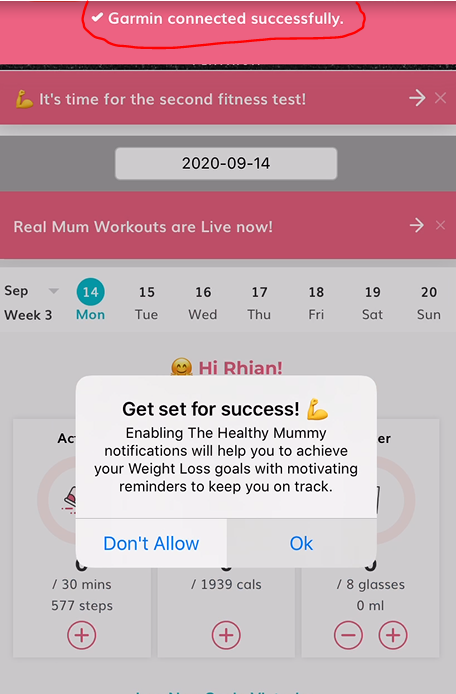 How to find all the new features in the new Healthy Mummy App