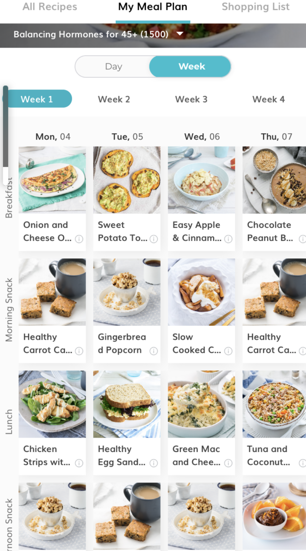 See ALL the incredible Meal Plans available in the Healthy Mummy App!